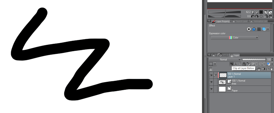 changing line color - CLIP STUDIO ASK