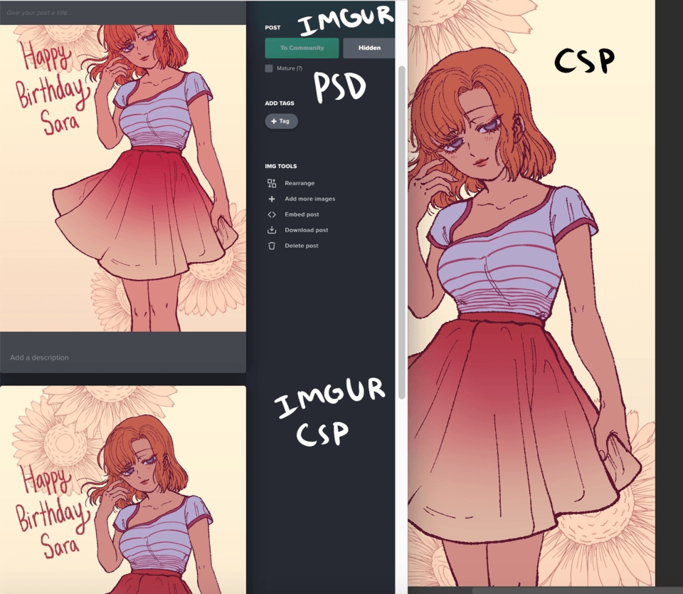 Exporting files in CSP gives me the wrong colors. Exporting from ...