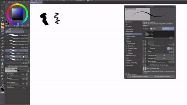 Brush shape cursor not showing - CLIP STUDIO ASK