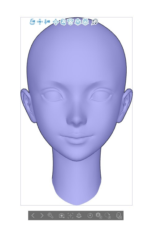 trying to rotate head 3D head I altered like how the unaltered head you ...