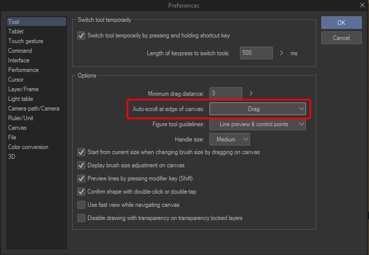 Polyline Won't drag - CLIP STUDIO ASK