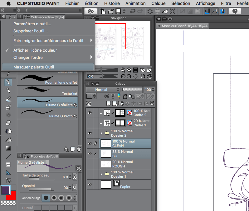 tools disappear - CLIP STUDIO ASK