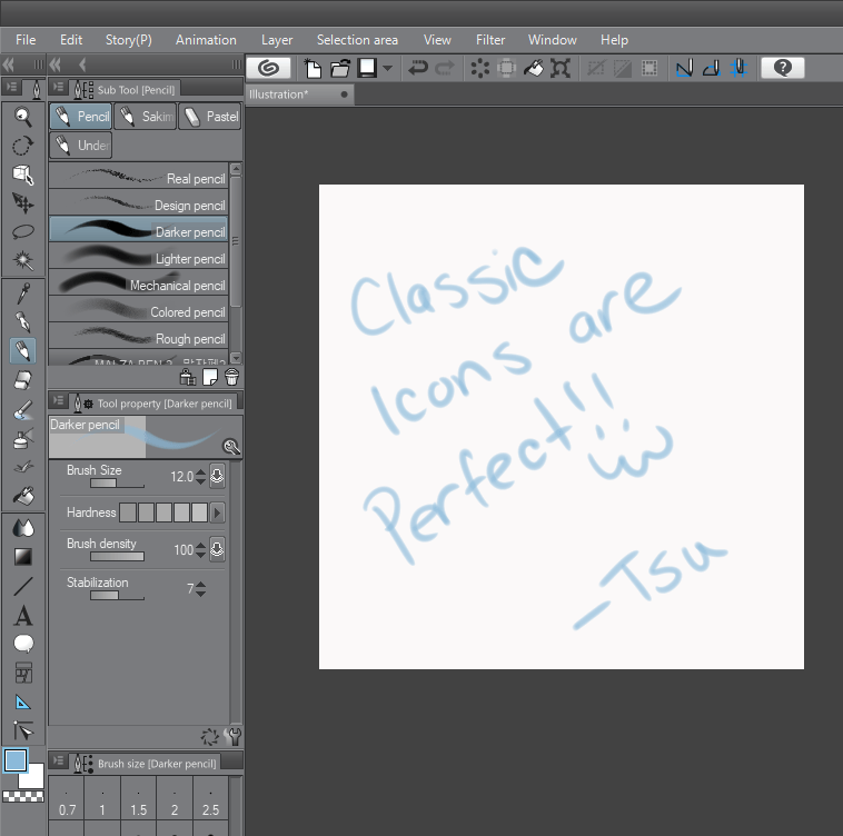 Revert Icons for User Interface - CLIP STUDIO ASK
