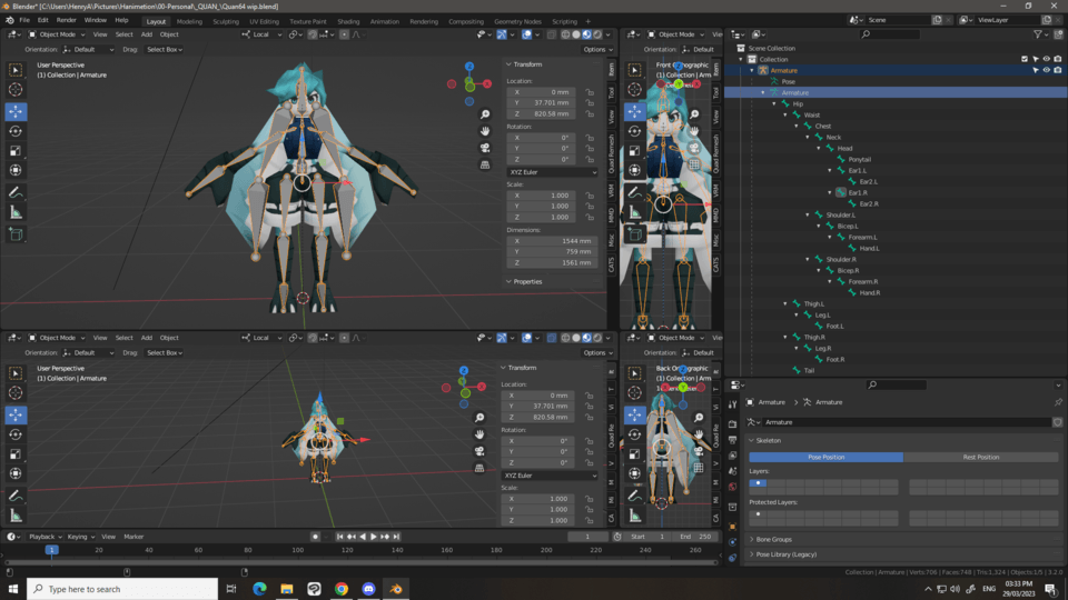 モデラーでのモデルワープ - CLIP STUDIO ASK