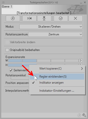 Scaling - Where to enter pixel values for width and height? - CLIP ...