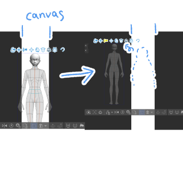 Fenómeno de movimiento al acercar o alejar un modelo 3D - CLIP STUDIO ASK