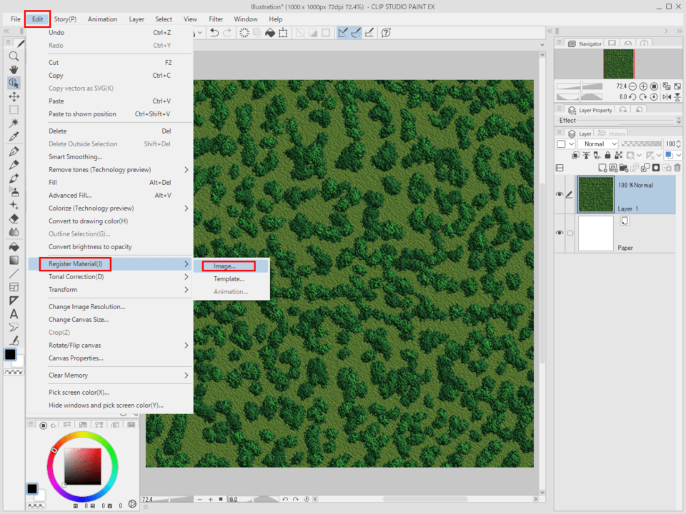 Je n'arrive pas a enregistrer une texture en tant que matériau - CLIP ...
