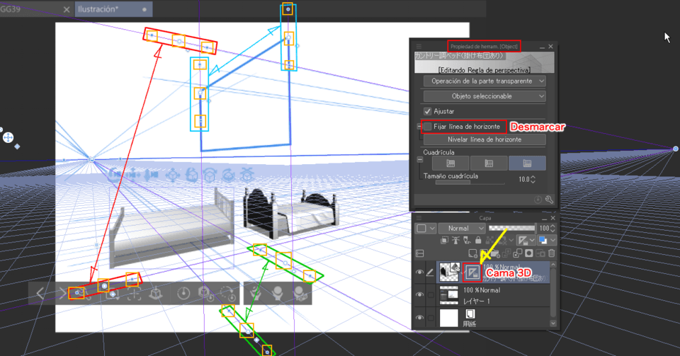 3D OBJECTS, TRANSPARENT PART OPERATION - CLIP STUDIO ASK