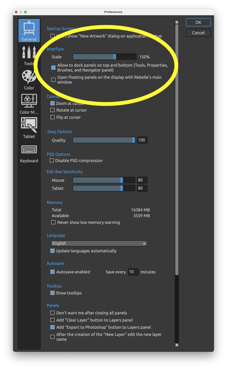 CSP UI too small on 32" CintiqPro - CLIP STUDIO ASK