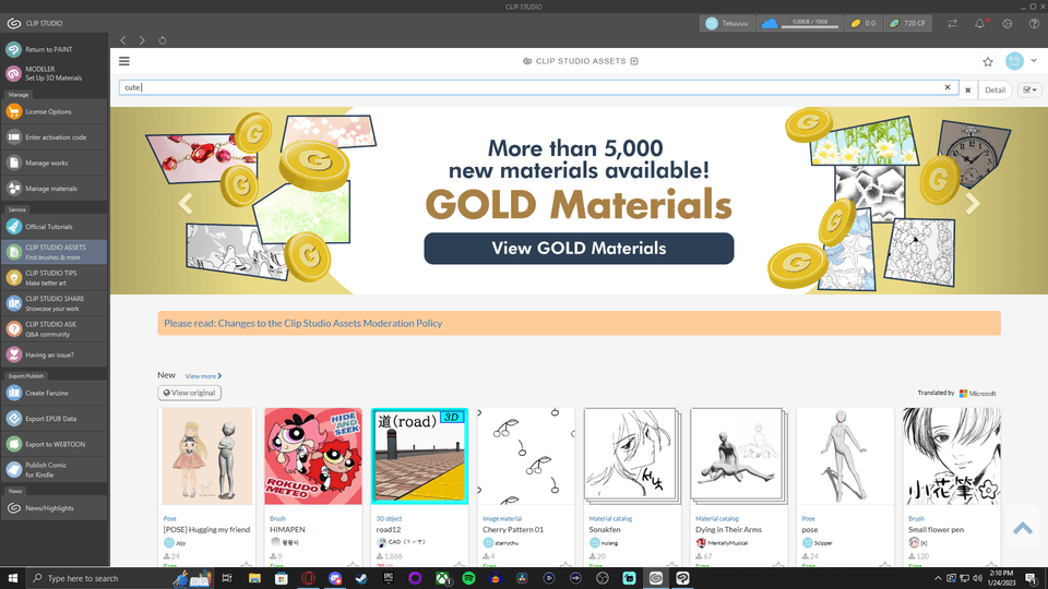 Asset Store Busted - CLIP STUDIO ASK