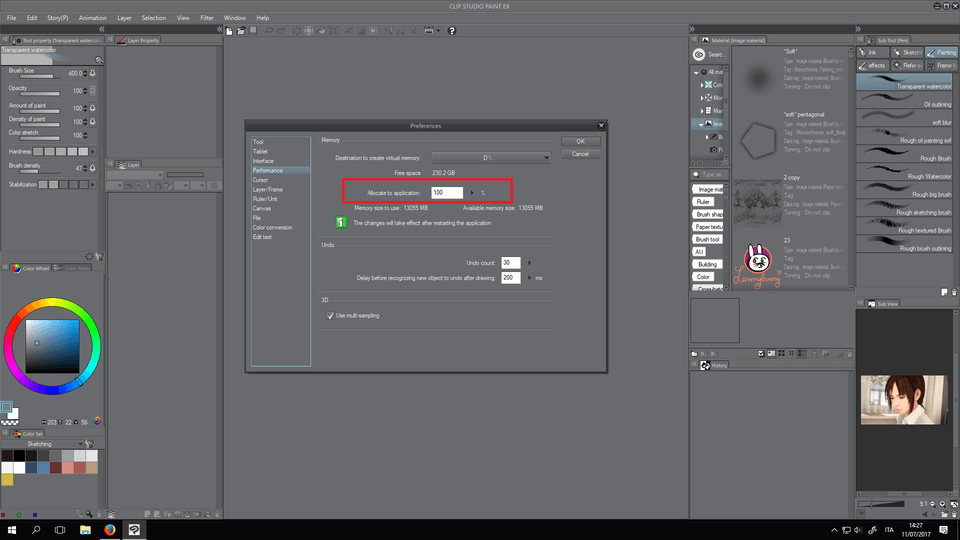 CSP EX는 저장시 매우 느립니다. - CLIP STUDIO ASK