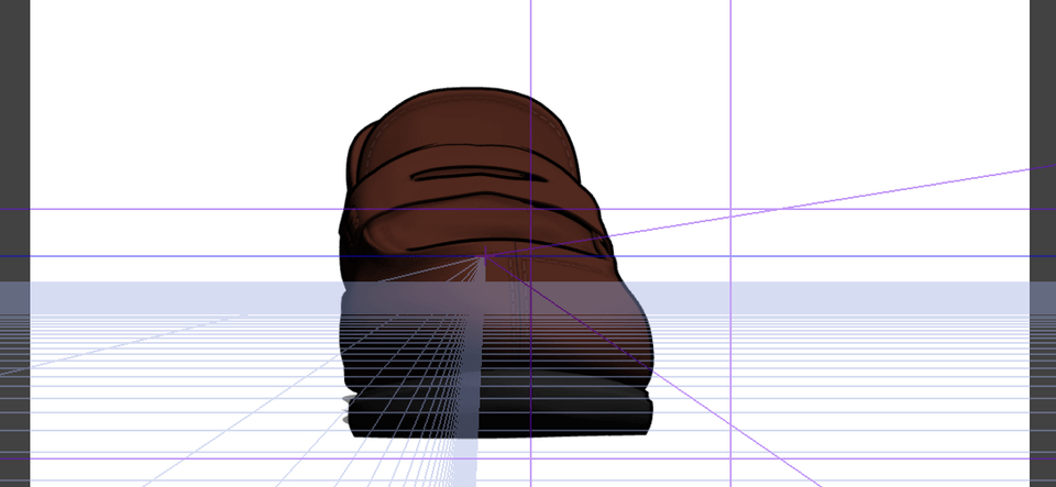 How to match the perspective of 3D material to a picture drawn in one ...