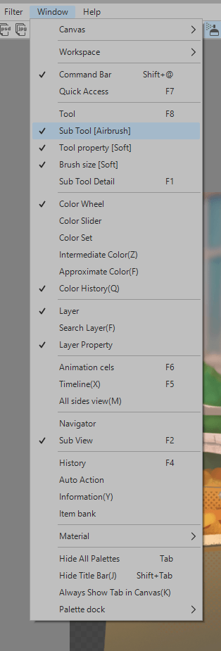 SUB TOOL - CLIP STUDIO ASK