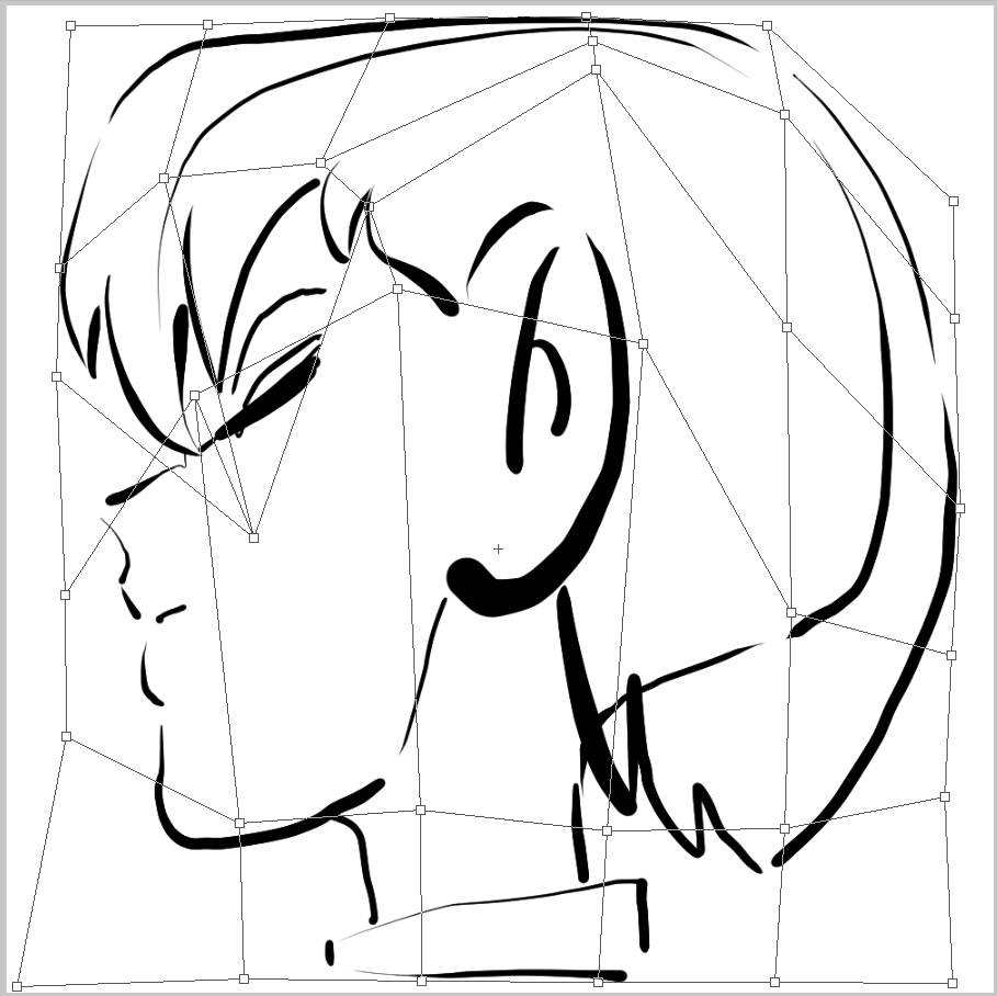 (Distortion) Draw a grid locally and use "distortion" to create a rough ...