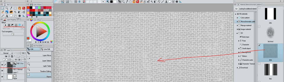 Layer Property Tool Missing?! Paper Texture? - CLIP STUDIO ASK