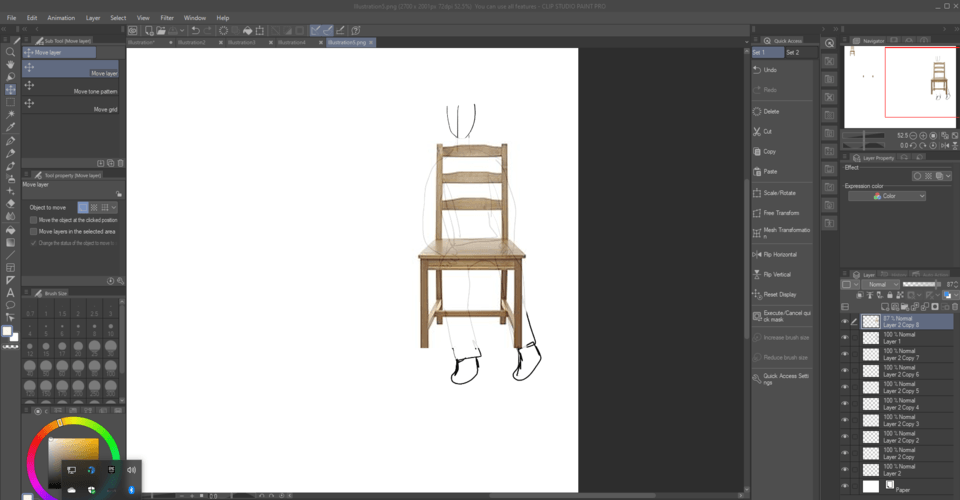 How do i put a layer on top of another layer? - CLIP STUDIO ASK