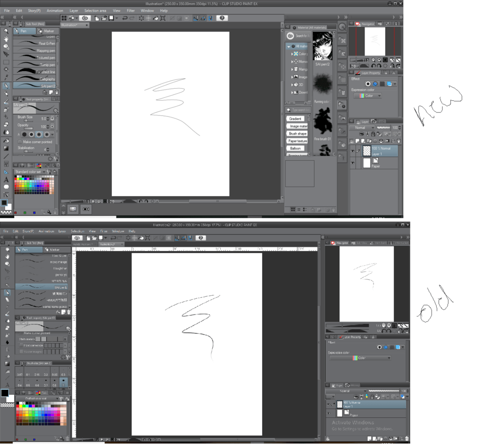 Why are my brushes not acting the same on my new tablet? - CLIP STUDIO ASK