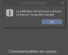 licensing issue. - CLIP STUDIO ASK