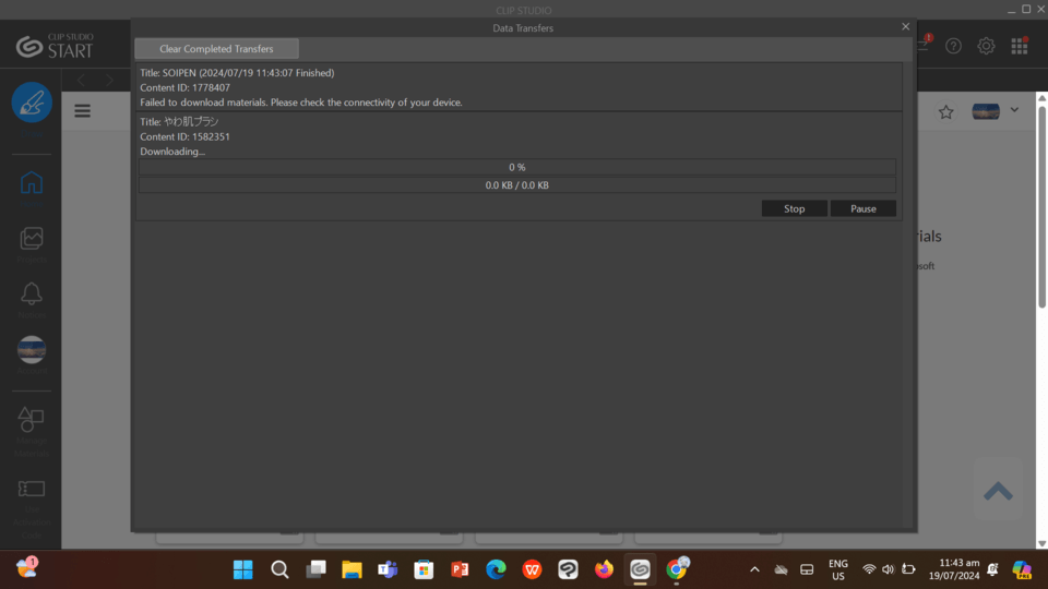 why i can't download assets even when i updated my clip studio - CLIP ...