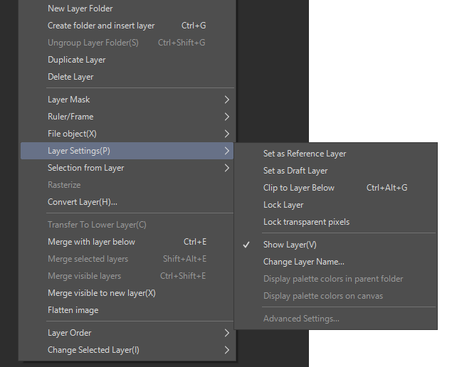 how do i see my layers - CLIP STUDIO ASK