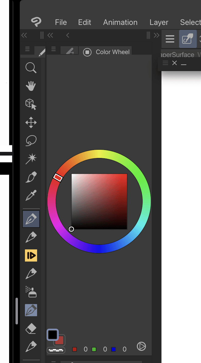 colour wheel - CLIP STUDIO ASK