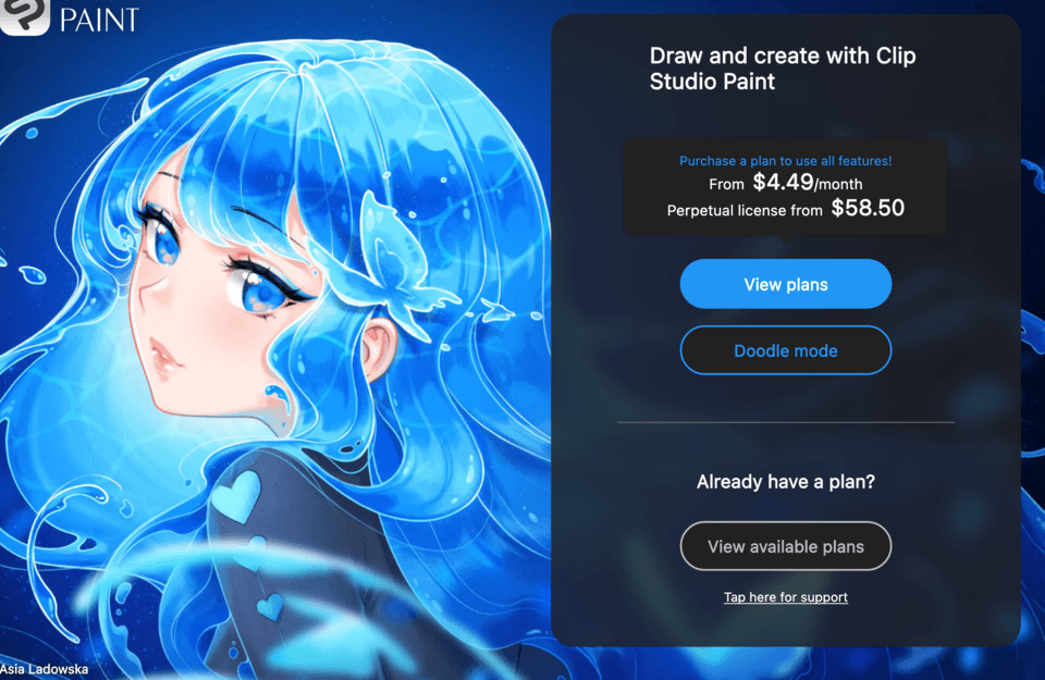 paid for clip studio but wont let me draw - CLIP STUDIO ASK