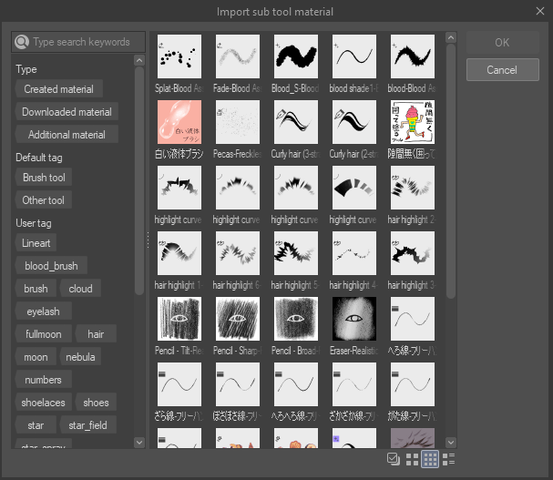 I can't access my downloaded pens/brushes/effects in sub tool?? - CLIP ...
