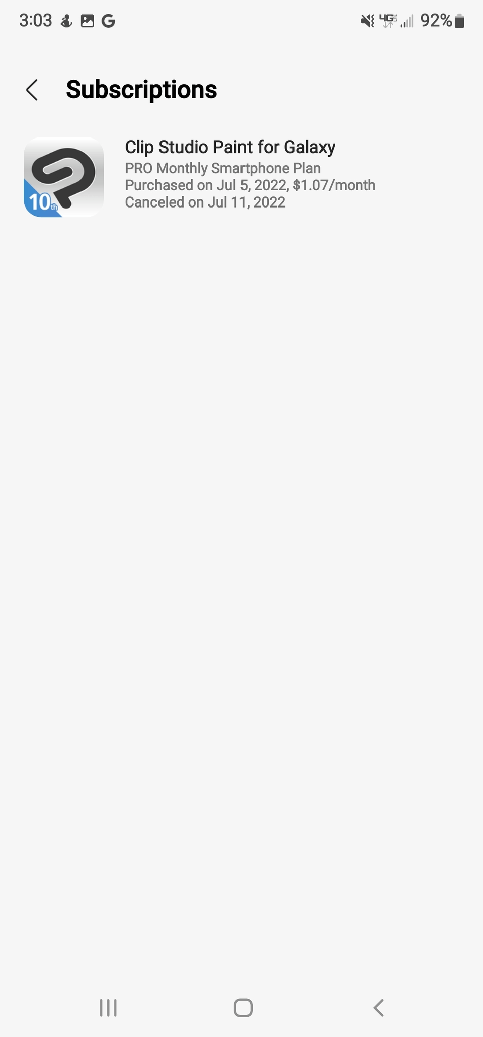 Unsubscribed from app store, but still shows active on membership site ...