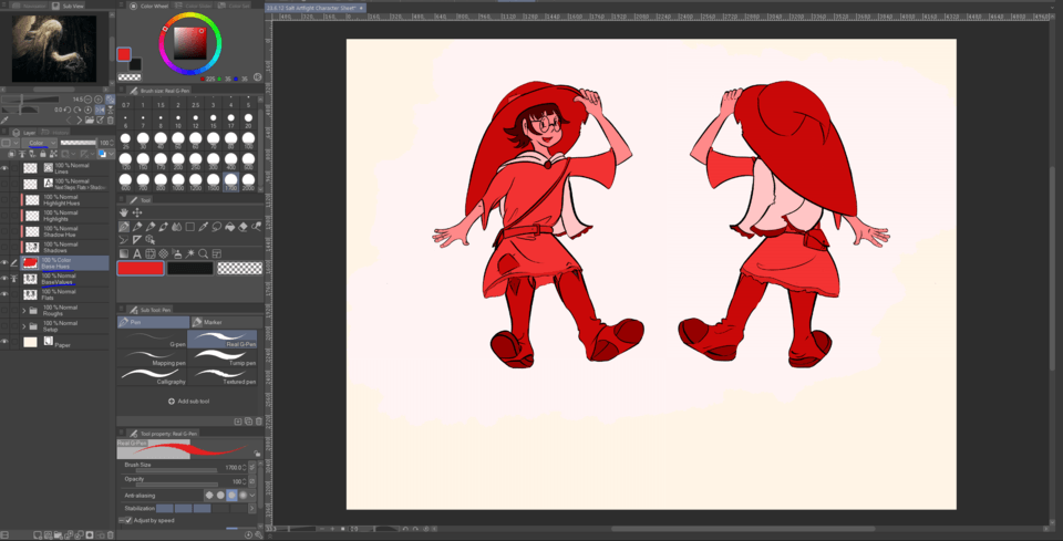 Hue Blending Mode Doesn't Apply Correctly to the Set Layer or the Layer ...