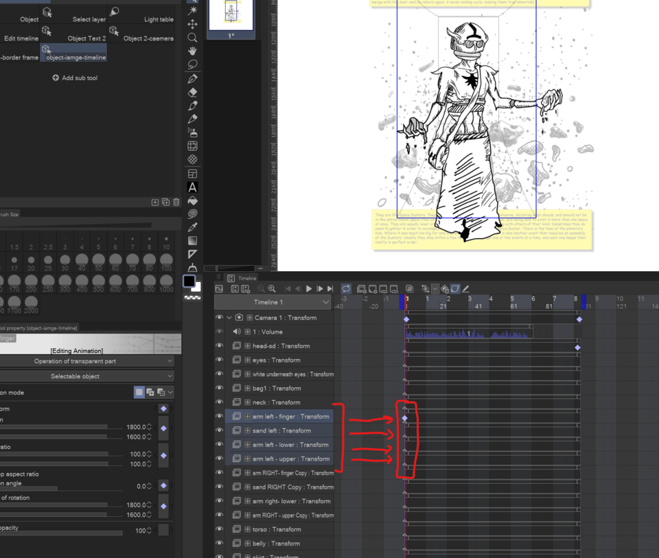 is it possible to key frame multiple animation folder in timeline ...