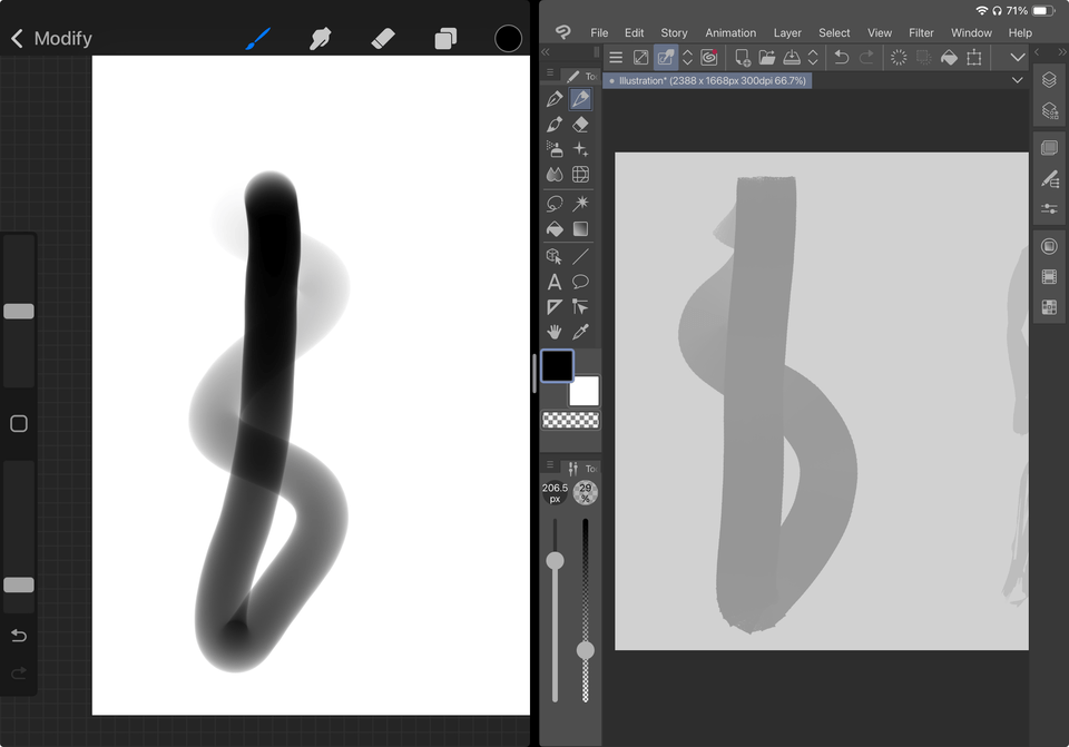 CSP の Procreate ブラシ「レンダリング モード」? - CLIP STUDIO ASK