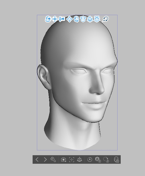 Add texture to default 3D head model - CLIP STUDIO ASK