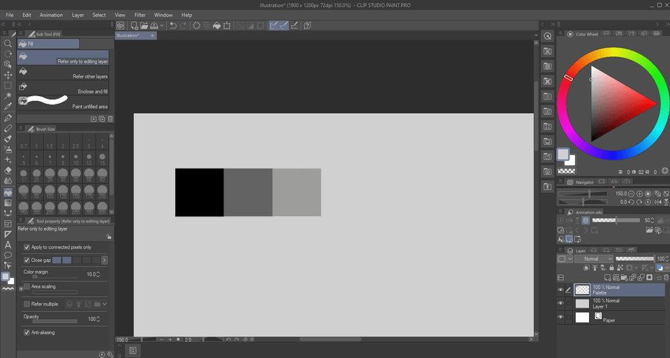 Is there a tolerance setting for fill / paint bucket tool? - CLIP ...