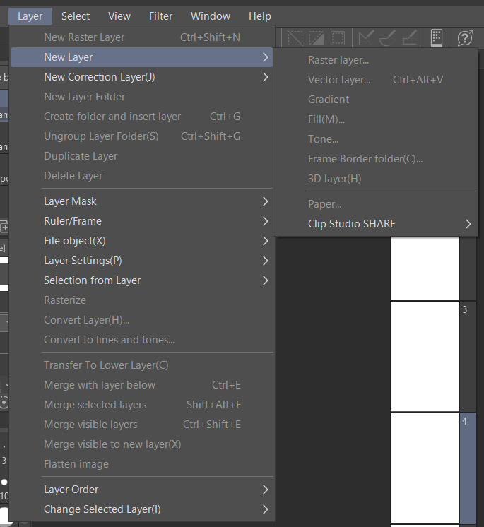 Can't add/edit layers using "Webtoon " - CLIP STUDIO ASK