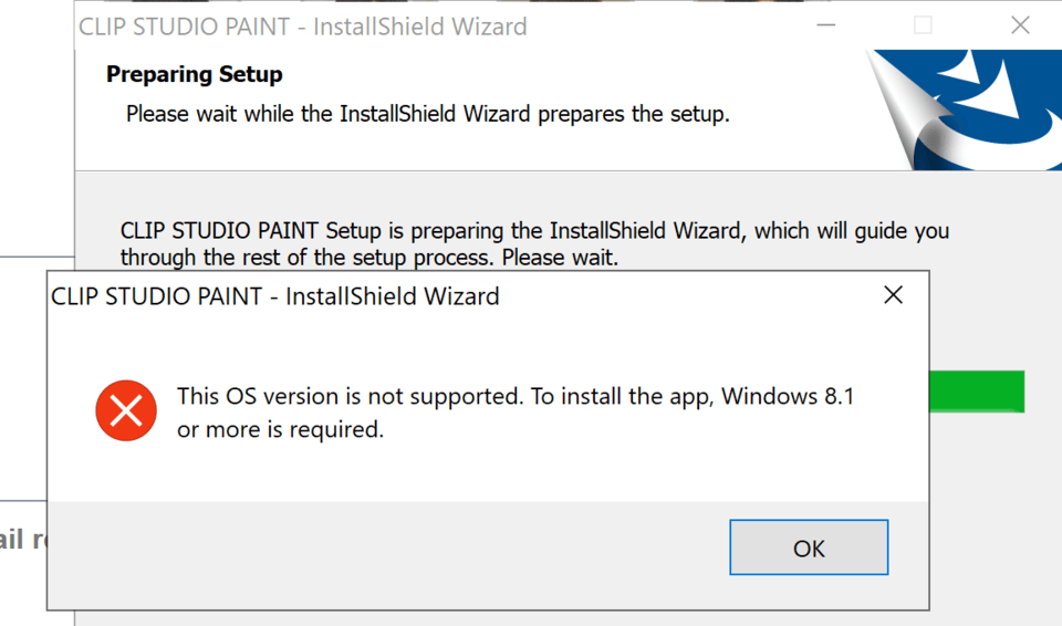 Os not compatable, can't download cps 3.0 - CLIP STUDIO ASK