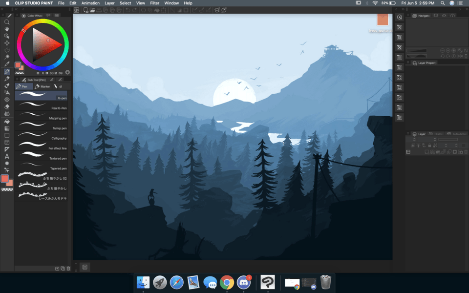 csp 시작 : 작업 공간을 통해 봅니다 (mac). - CLIP STUDIO ASK