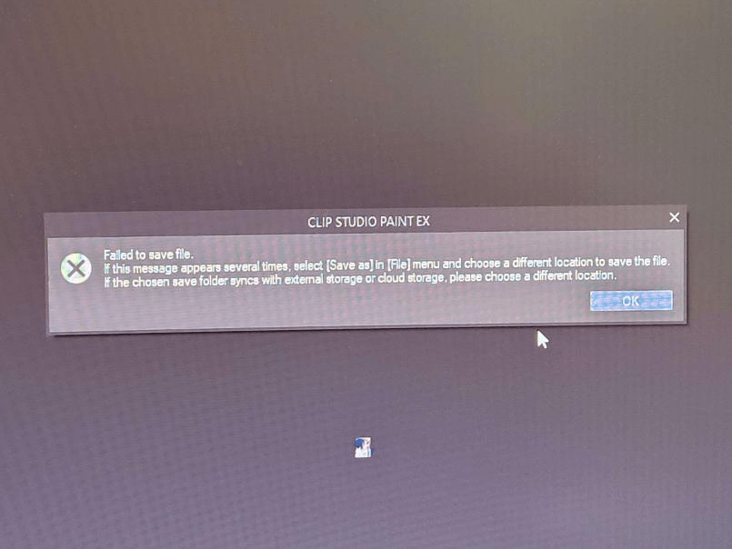 Unable to save files after update 2.0 - CLIP STUDIO ASK