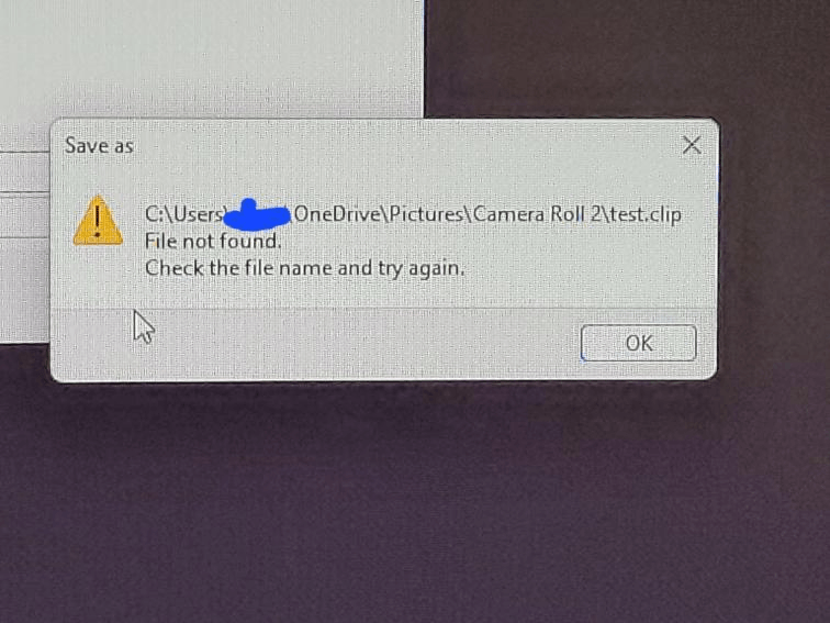 Unable to save files after update 2.0 - CLIP STUDIO ASK