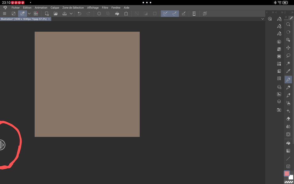Do you have a small tab floating on your workspace? - CLIP STUDIO ASK