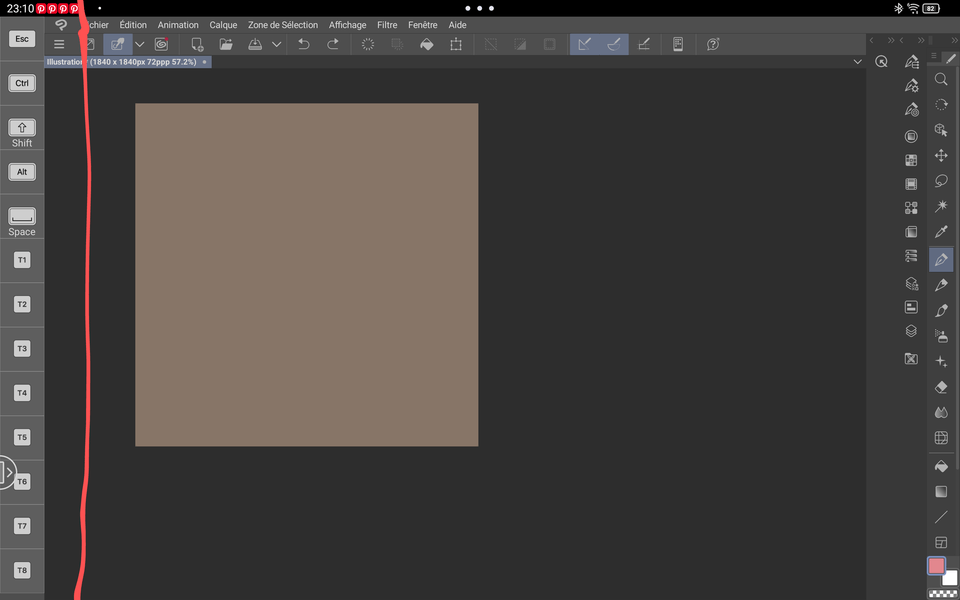 Do you have a small tab floating on your workspace? - CLIP STUDIO ASK