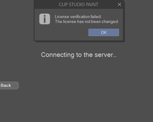 my license key is not working - CLIP STUDIO ASK