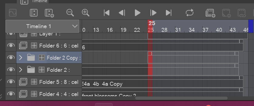 25フレーム後にフレームが表示されない[EX] - CLIP STUDIO ASK