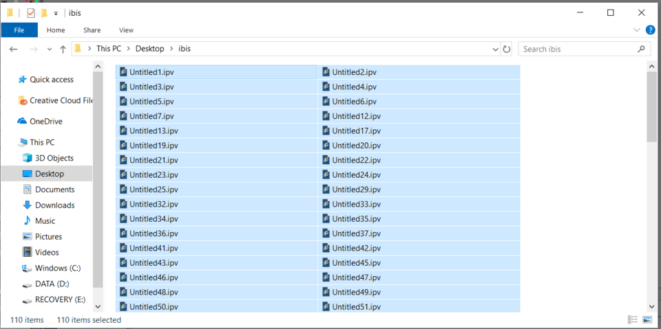 여러 파일 (ipv)을 이미지로 내보내는 방법. - CLIP STUDIO ASK