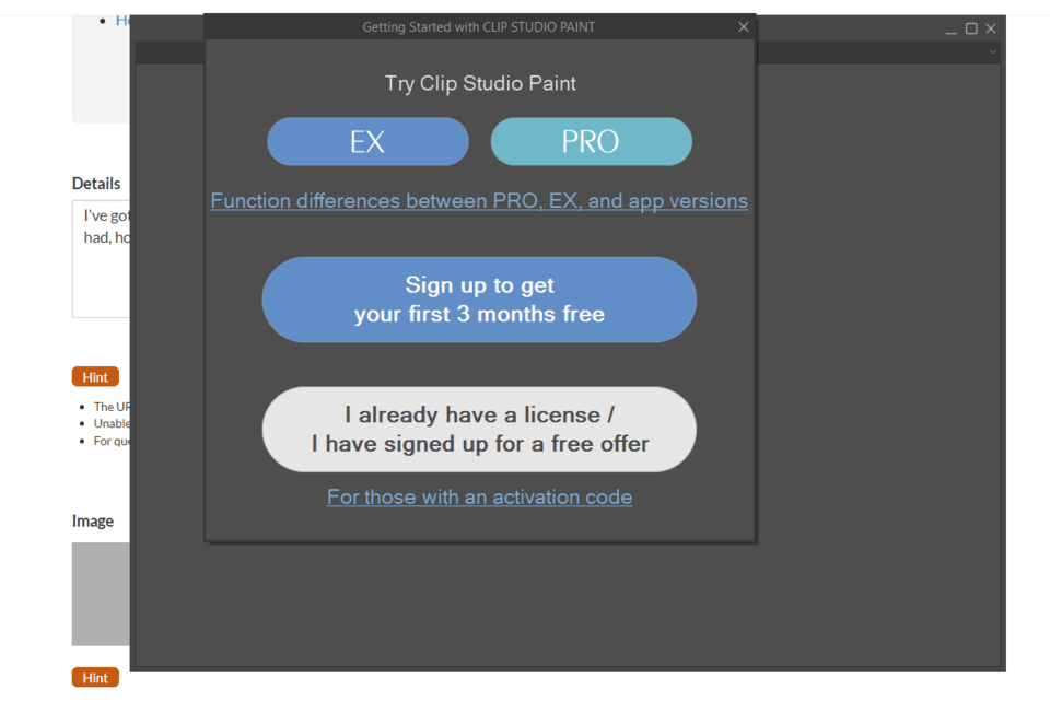 I've got CSP Pro 1 year signature to 1 PC, but I needed to format my PC ...