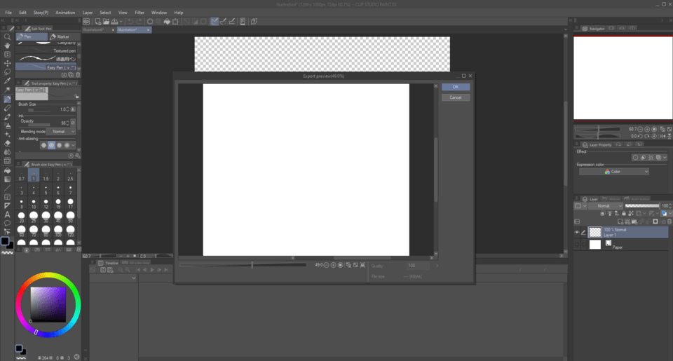 Transparent PNG not working when exporting - CLIP STUDIO ASK