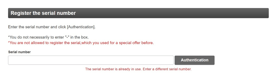 Trying to upgrade from PRO 1.0 to PRO 2.0 but have to register a serial ...