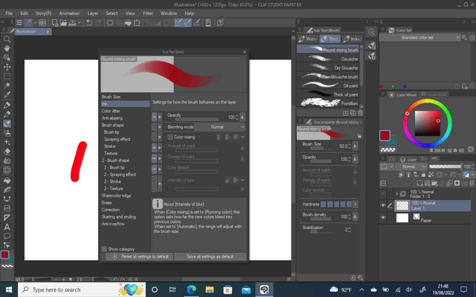 sub color blending - CLIP STUDIO ASK