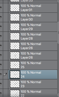How to change names to several layers? - CLIP STUDIO ASK