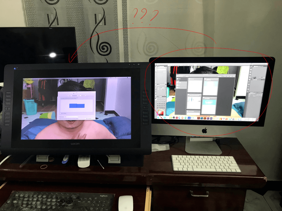 CSPをiMac画面からWacom Cintiqに移動する - CLIP STUDIO ASK