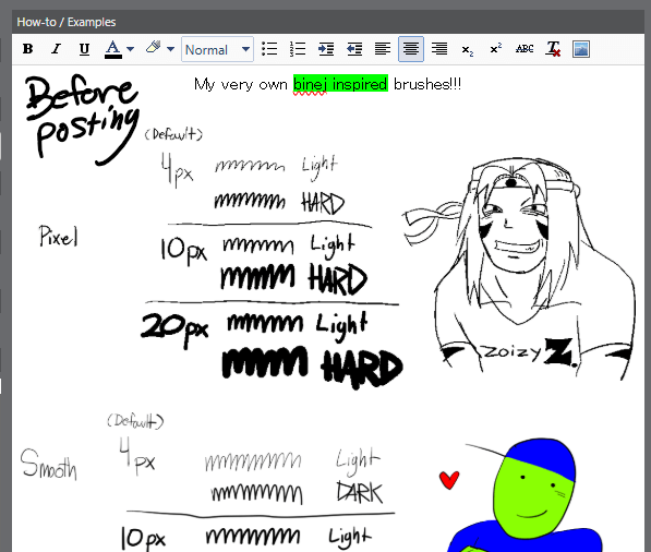 my images corrupt when I try to post images into the How-to/Examples ...